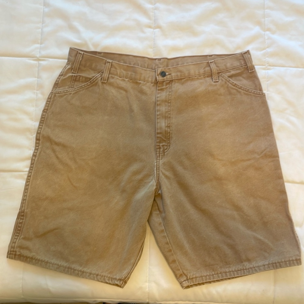 Vintage Dickies Tan Carpenter Jorts In 100% Cotton. M… - Gem